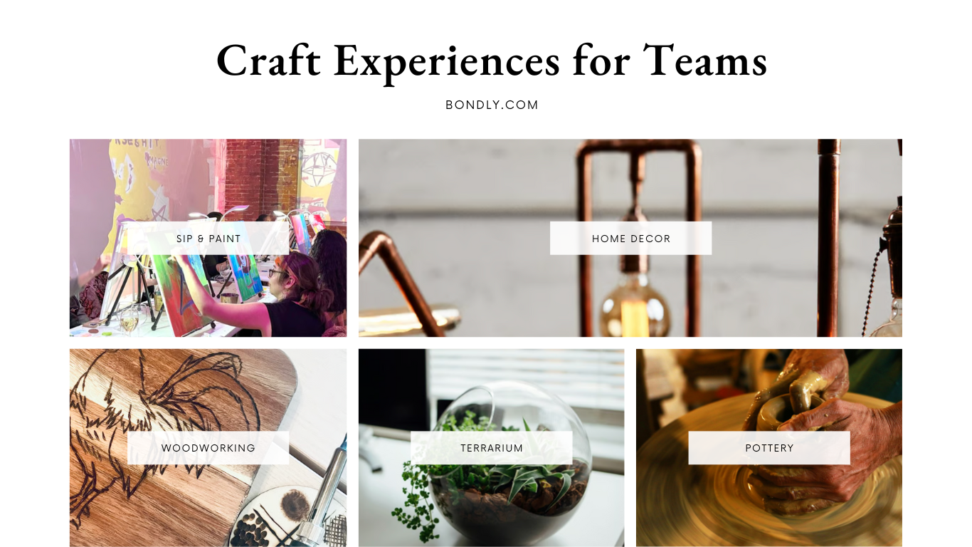 10 Fun DIY Craft Experiences for Teams and Private Groups